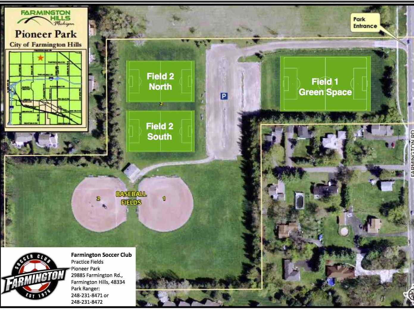 Field Locations – Farmington Soccer Club
